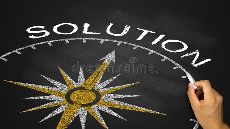 Business solution concept stock photo. Image of motivation - 50819008