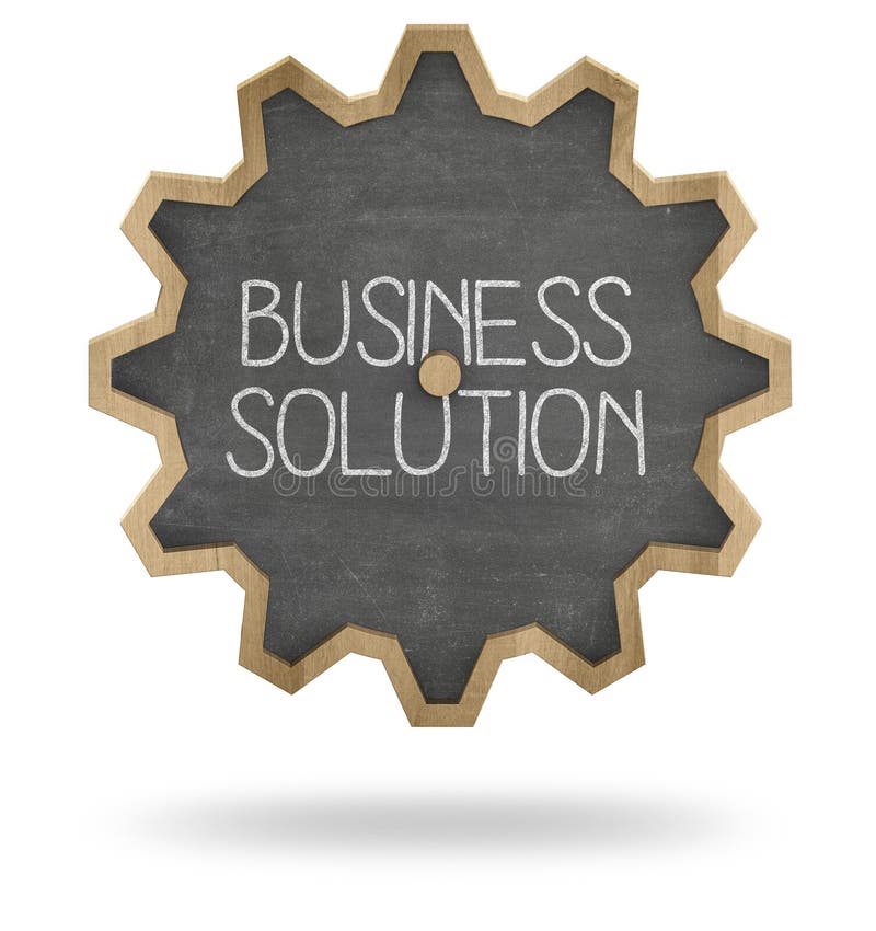 Gear Shape, Business Symbol, Solution Concept Stock Image - Image of ...