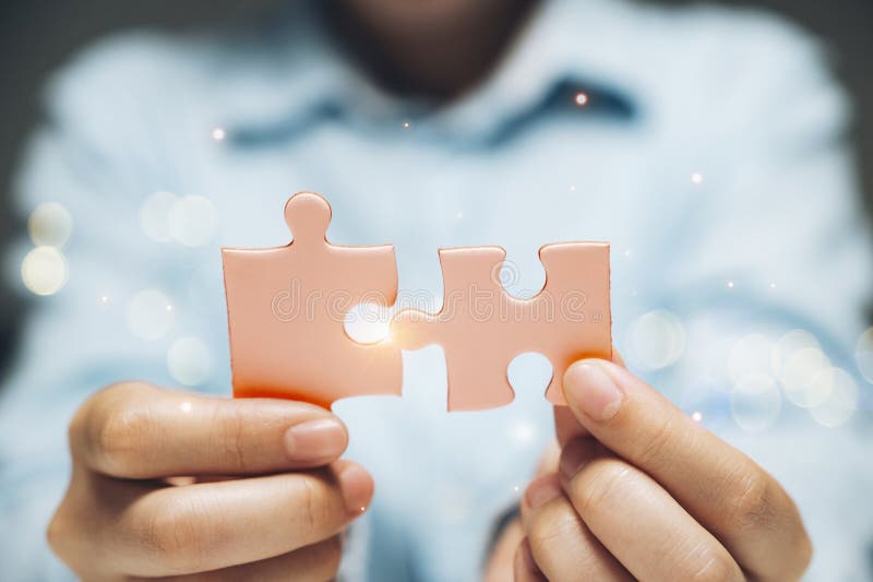 Business Solution Problem Solving, and Cooperation Concept. Stock Image ...