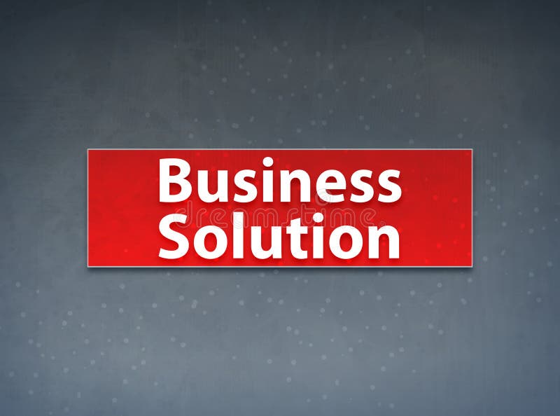Business Solution Red Banner Abstract Background Stock Illustration ... Business Solution Red Banner Abstract Background Stock Illustration ...