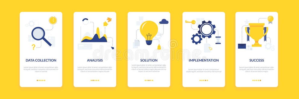 Business Solutions Onboarding Templates Set with Data Collection ...