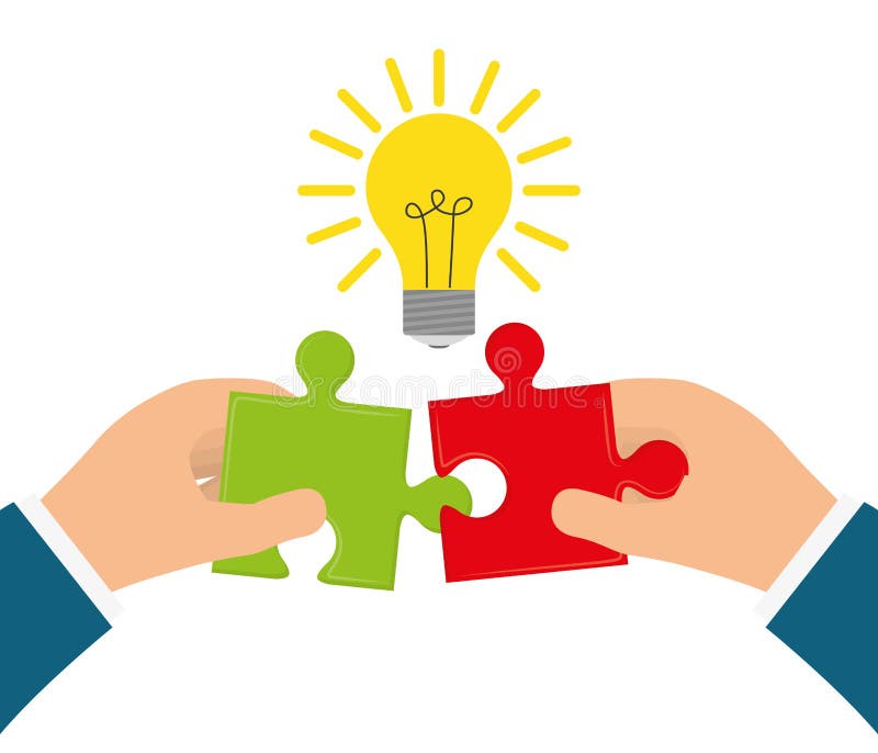 Business solutions design. stock vector. Illustration of connection ...