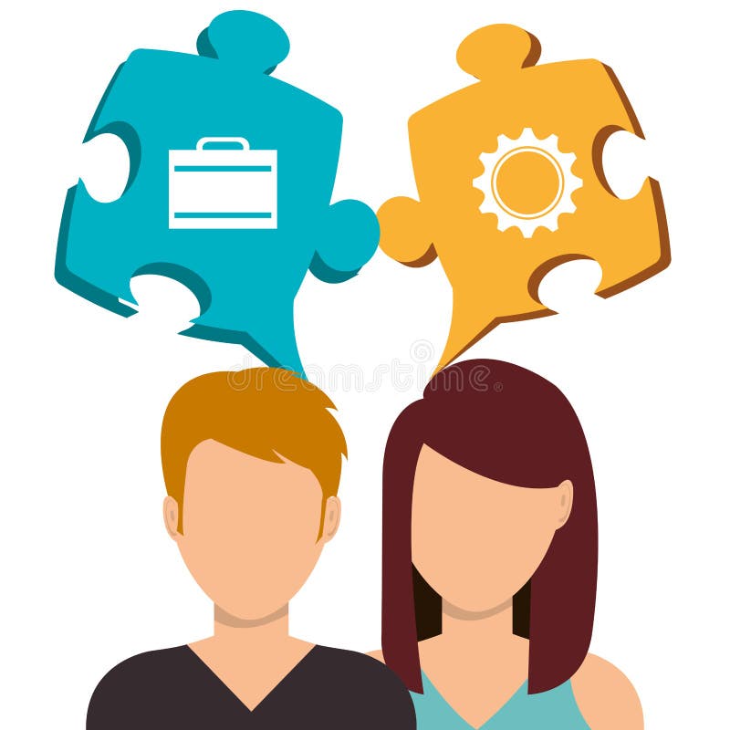 Business Solutions with Icons Stock Vector - Illustration of concept ...