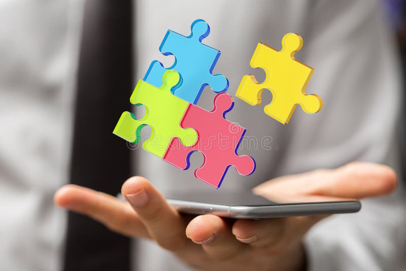 A Business Solutions, Success and Strategy, Learning Concept Stock ...