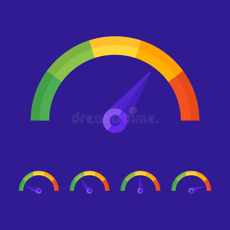 Speedometer Speed Internet Traffic Stock Vector - Illustration of ...