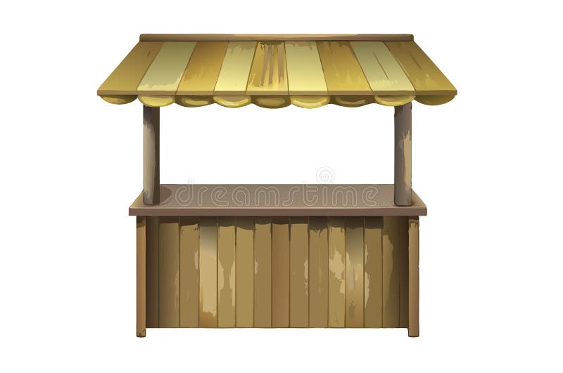 Business stall stock illustration. Illustration of merchandise - 374783237