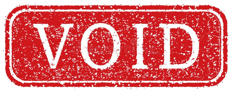 Void Sign. Void Grunge Stamp. Stock Vector - Illustration of vignette ...