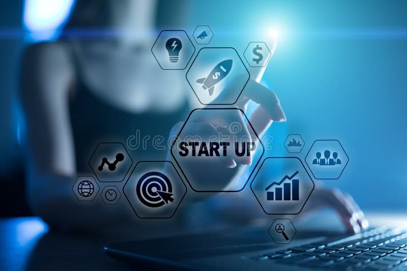 Business Start Up Concept. Development and Marketing Strategy on ...