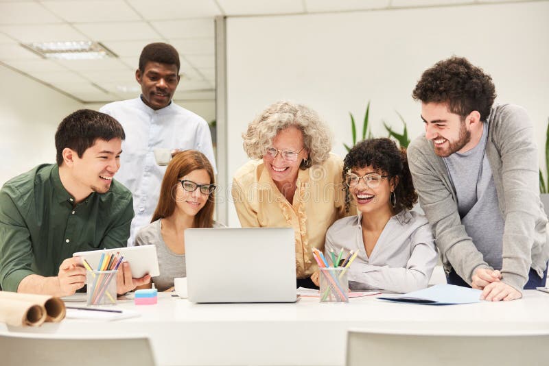 Business Start-up Developer Team in a Meeting Stock Image - Image of ...