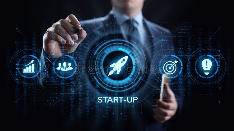 Business Start Up Venture Investment Business and Development Concept ...