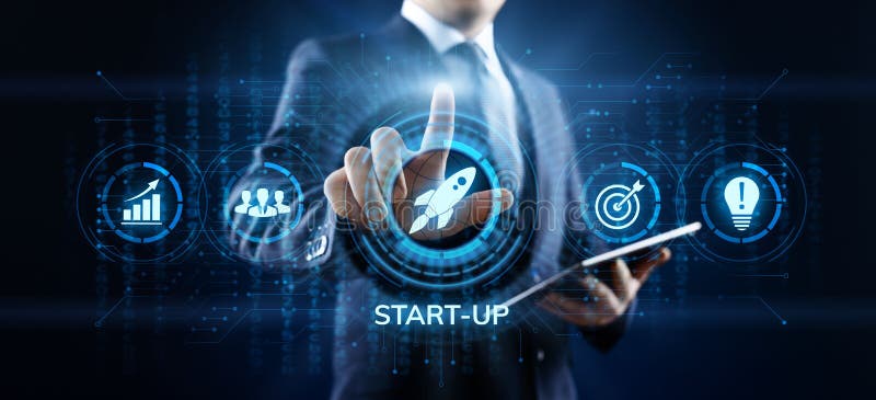 Business Start Up Venture Investment Business and Development Concept ...
