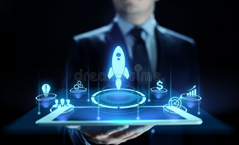 Business Start Up Venture Investment Business and Development Concept ...