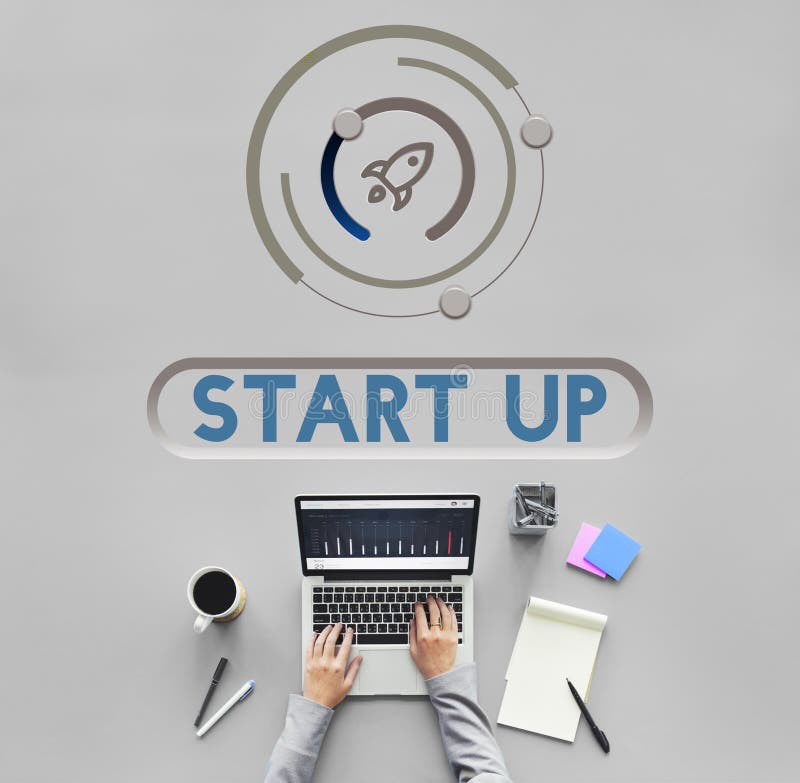 Business Startup Launch Strategy Vision Concept Stock Photo - Image of ...