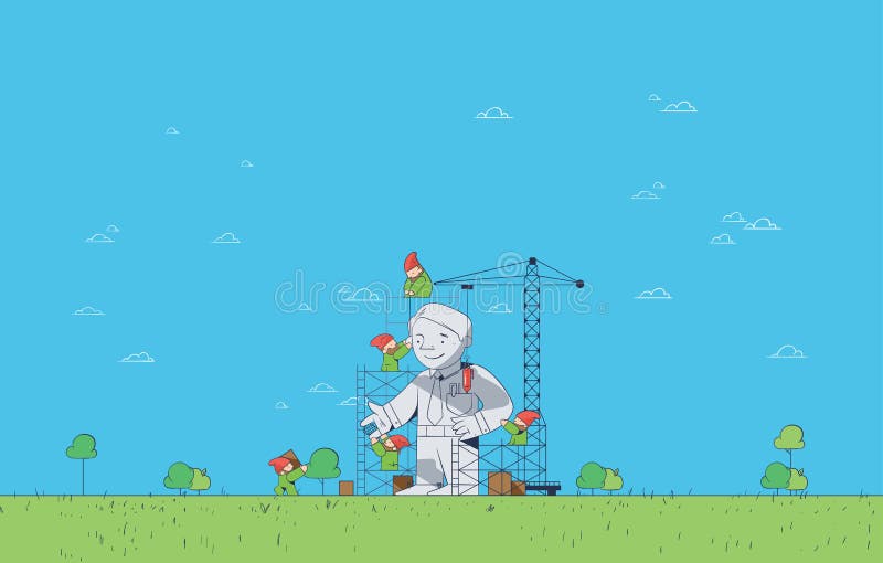 Business Startup, Project Development Under Construction Concept Stock ...