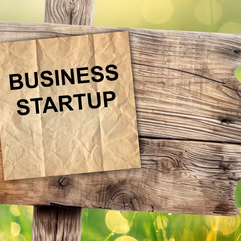 Business Startup Strategy Text Words on Paper. Business Concept Stock ...