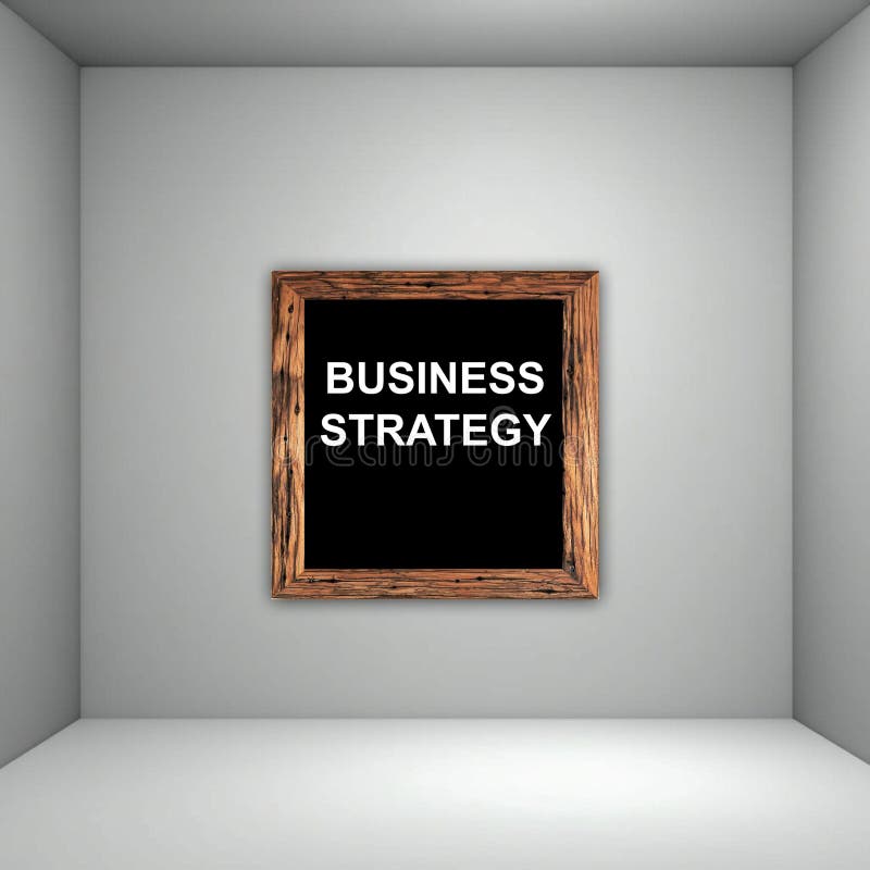 Business Strategy Text Words on Paper. Business Concept Stock ...