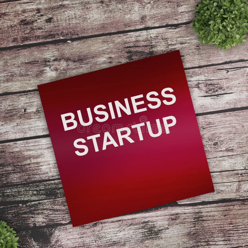 Business Startup Strategy Text Words on Paper. Business Concept Stock ...