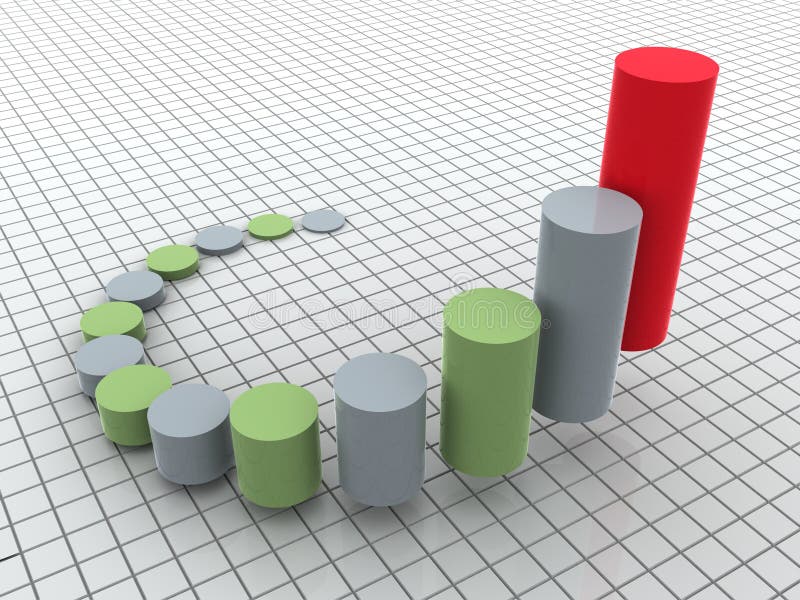 Business statistics stock illustration. Illustration of executive - 3712332