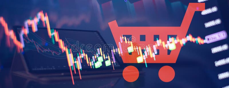 Business Statistics and Analytics Value . Abstract Glowing Forex Chart ...