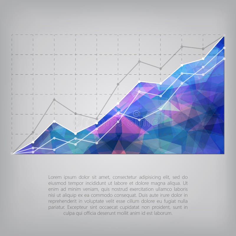 Business Statistics Chart Showing Various Graphs Stock Vector ...