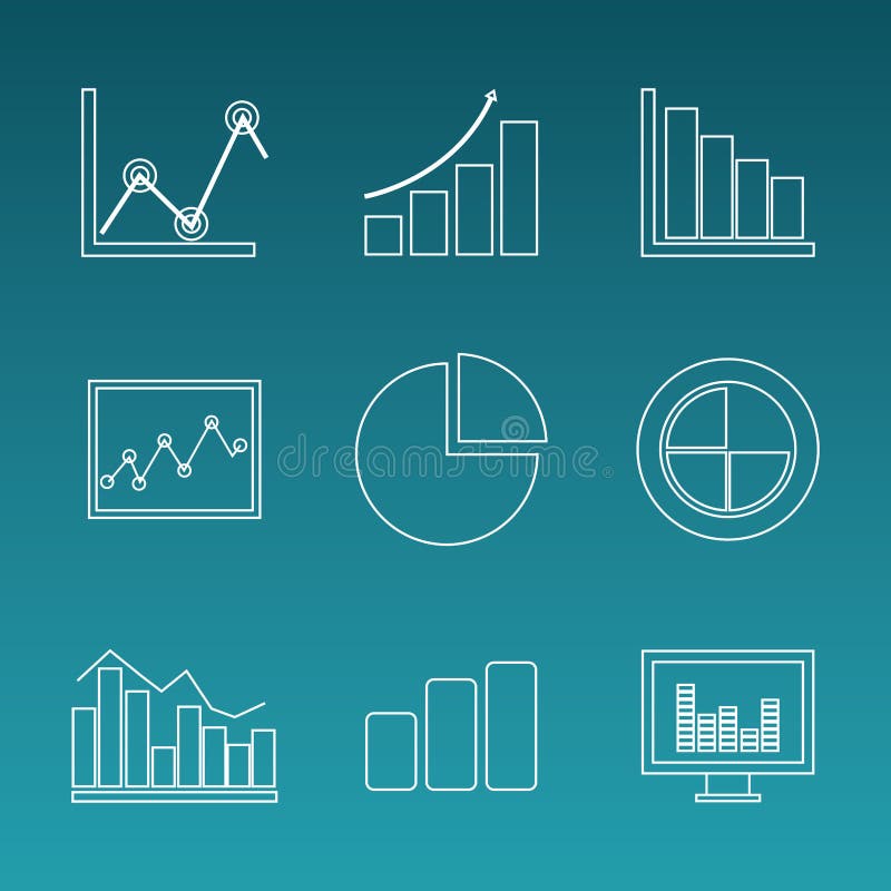 Business Statistics Design. Stock Vector - Illustration of financial ...