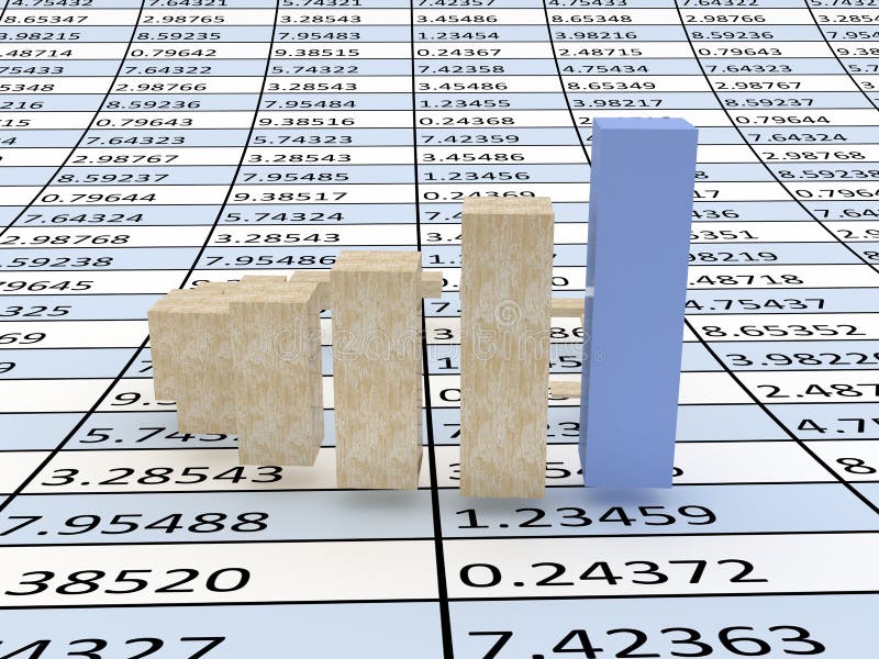 Business statistics stock illustration. Illustration of chart - 30434214