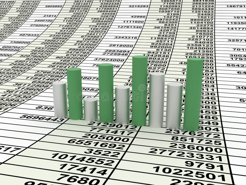 Business statistics stock illustration. Illustration of diagram - 30435688