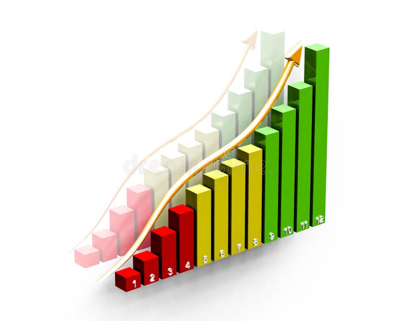 Statistics going down stock illustration. Illustration of businessman ...