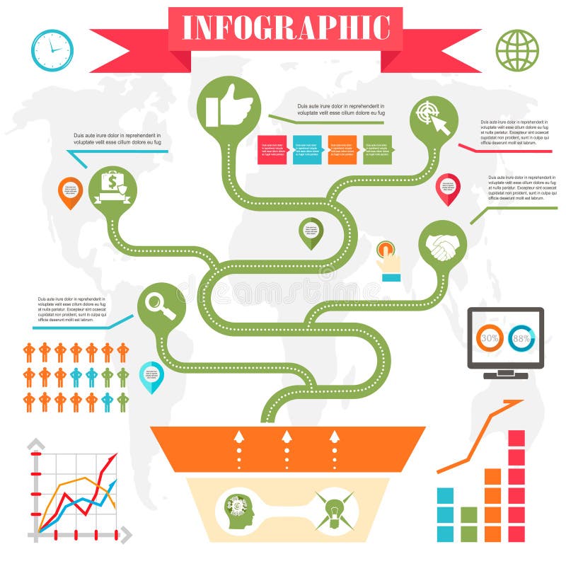 Business Steps Development Infographics Vector Stock Vector ...
