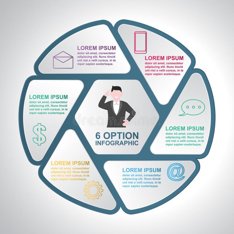 Business Steps Modern Shutter Cycle Chart Infographic Template Stock ...
