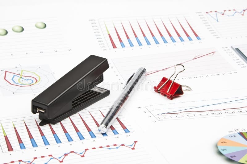 Business still life stock photo. Image of clip, bind - 76969418
