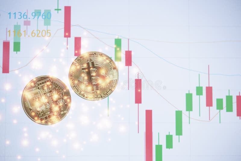 Business Stock Graph and Bitcoin and Distributed Ledger Technology ...