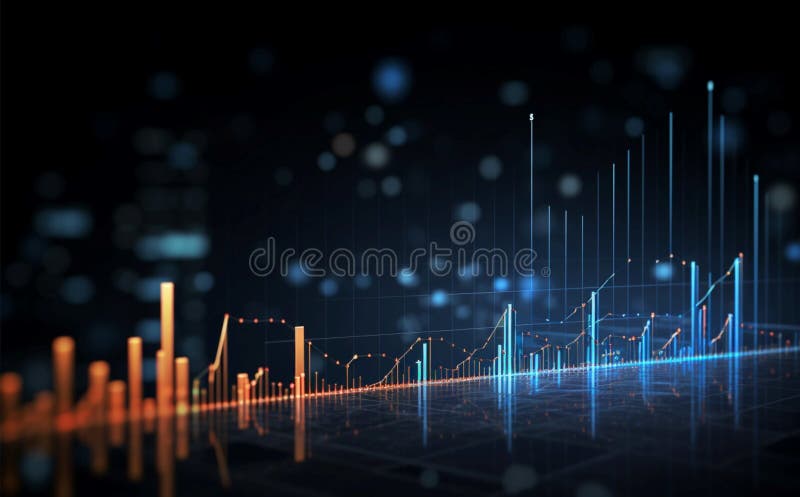 Business and Stock Market Graphs Title Image Financial Trends and ...