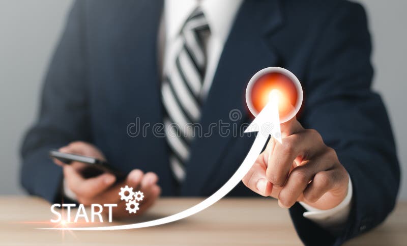 Business Strategy and Action Plan Set Goals. Business Concept, Business ...