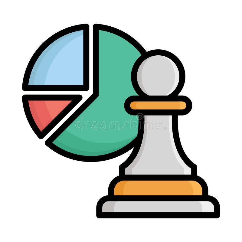 Business Strategy Competitive Strategy Vector Icon Which Can Easily ...