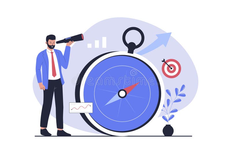 Business Strategy Concept Vector Stock Vector - Illustration of ...