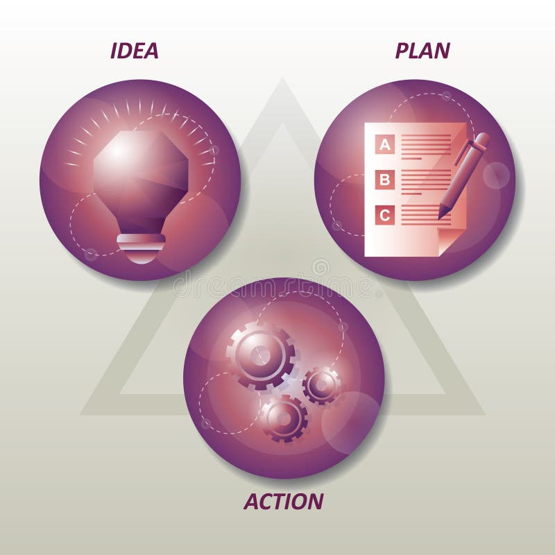 Business Strategy Concept. Vector Illustration Decorative Design Stock ...