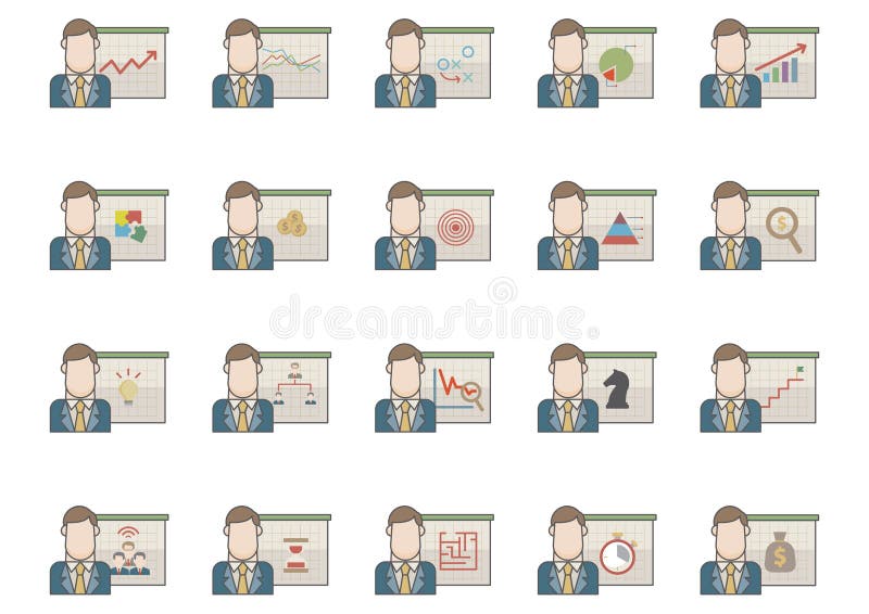 Business Strategy Concept. Vector Illustration Decorative Design Stock ...