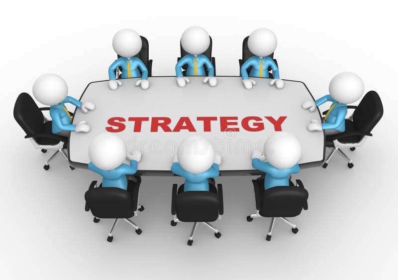 Business strategy stock illustration. Illustration of office - 36556914