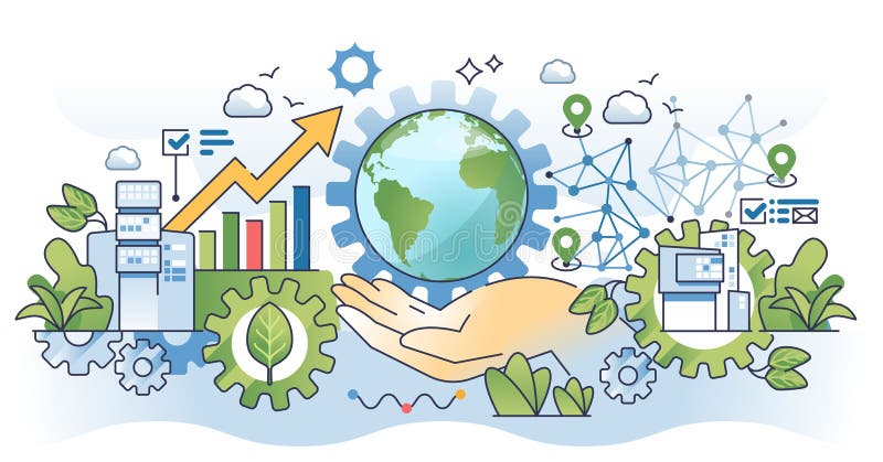 Business Strategy Environment for Green Development Outline Hands ...