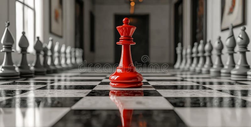 Business Strategy Ideas are Conceptualized through a 3D Chess Board ...