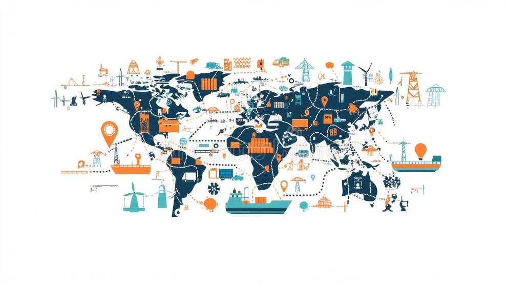 A Business Strategy Infographic for Logistics, Presenting a Digital ... A Business Strategy Infographic for Logistics, Presenting a Digital ...