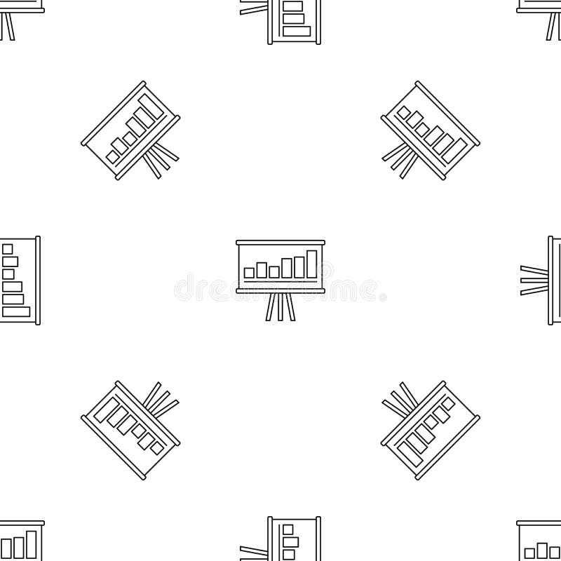 Business Strategy Wallpaper Marketing Seamless Pattern Stock ...