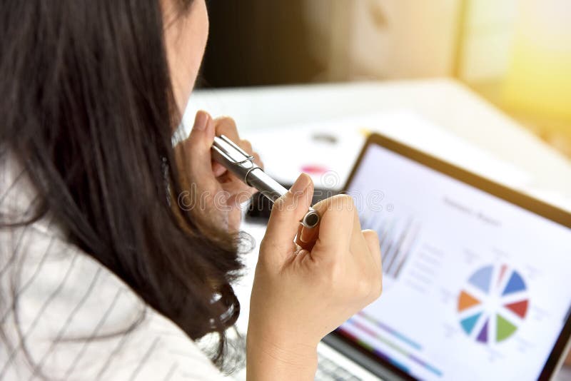 Business Strategy Planning, Business Women Discuss and Review Data ...