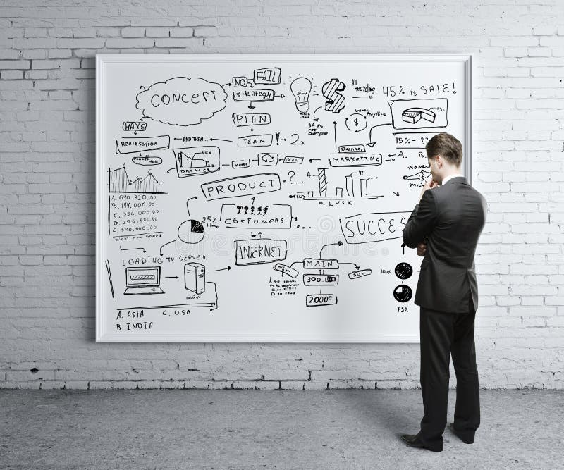 Business strategy poster stock image. Image of diagram - 27392491