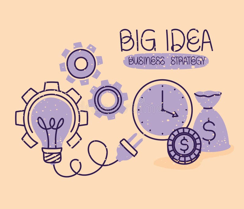 Business strategy poster stock vector. Illustration of clock - 233977559