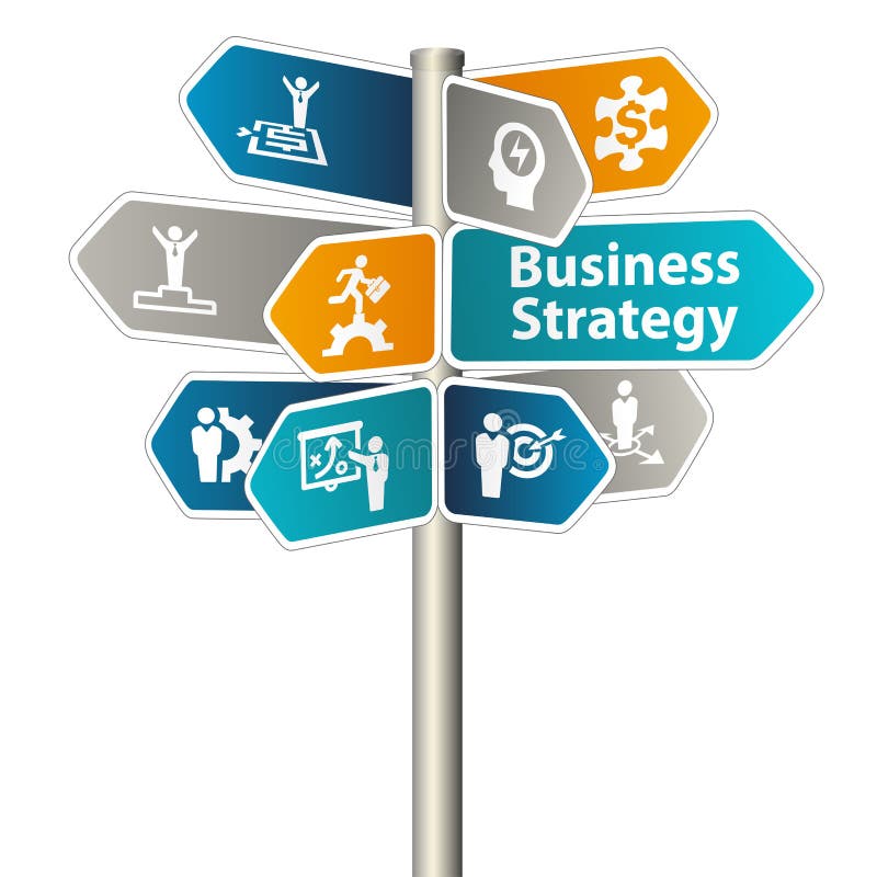 Business Success Concept stock illustration. Illustration of champion ...