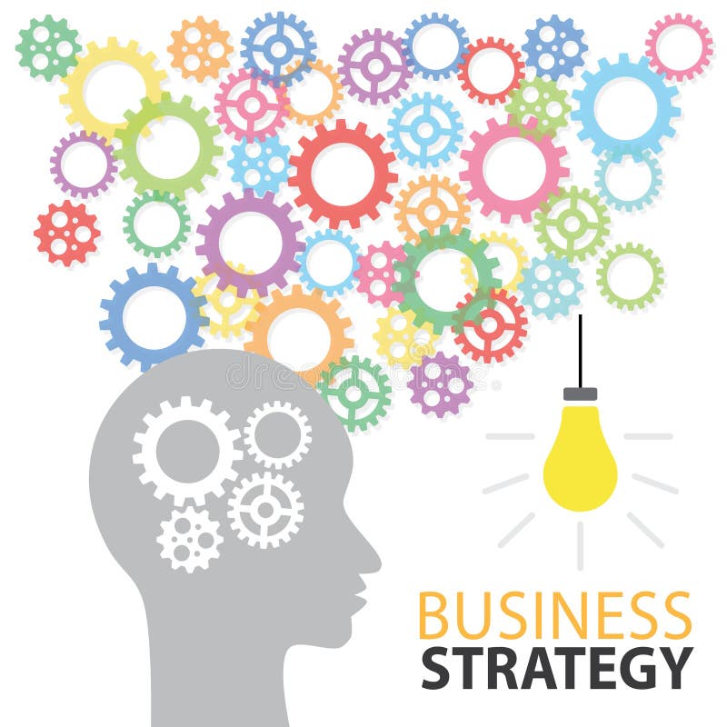 Business Strategy stock vector. Illustration of solution - 83945842