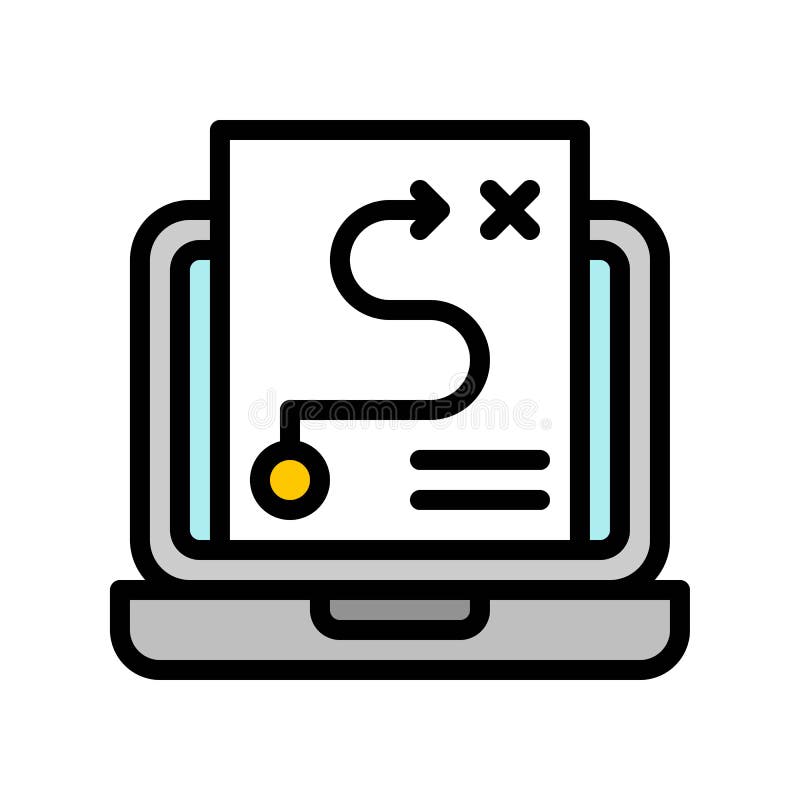 Business Strategy Vector, Digital Marketing Filled Icon Editable Stroke ...