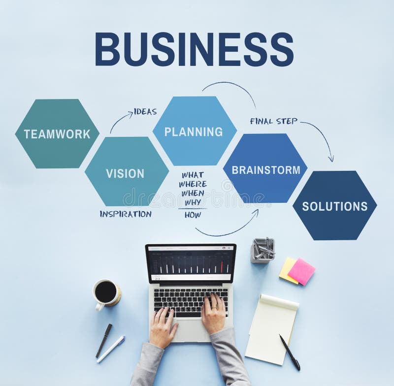 Business Strategy Vision Planning Concept Stock Image - Image of ...